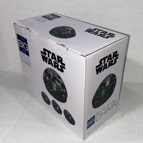 Disney | Toys | Star Wars Kids Inflatable Chair W Led Light 22x34x36 ...